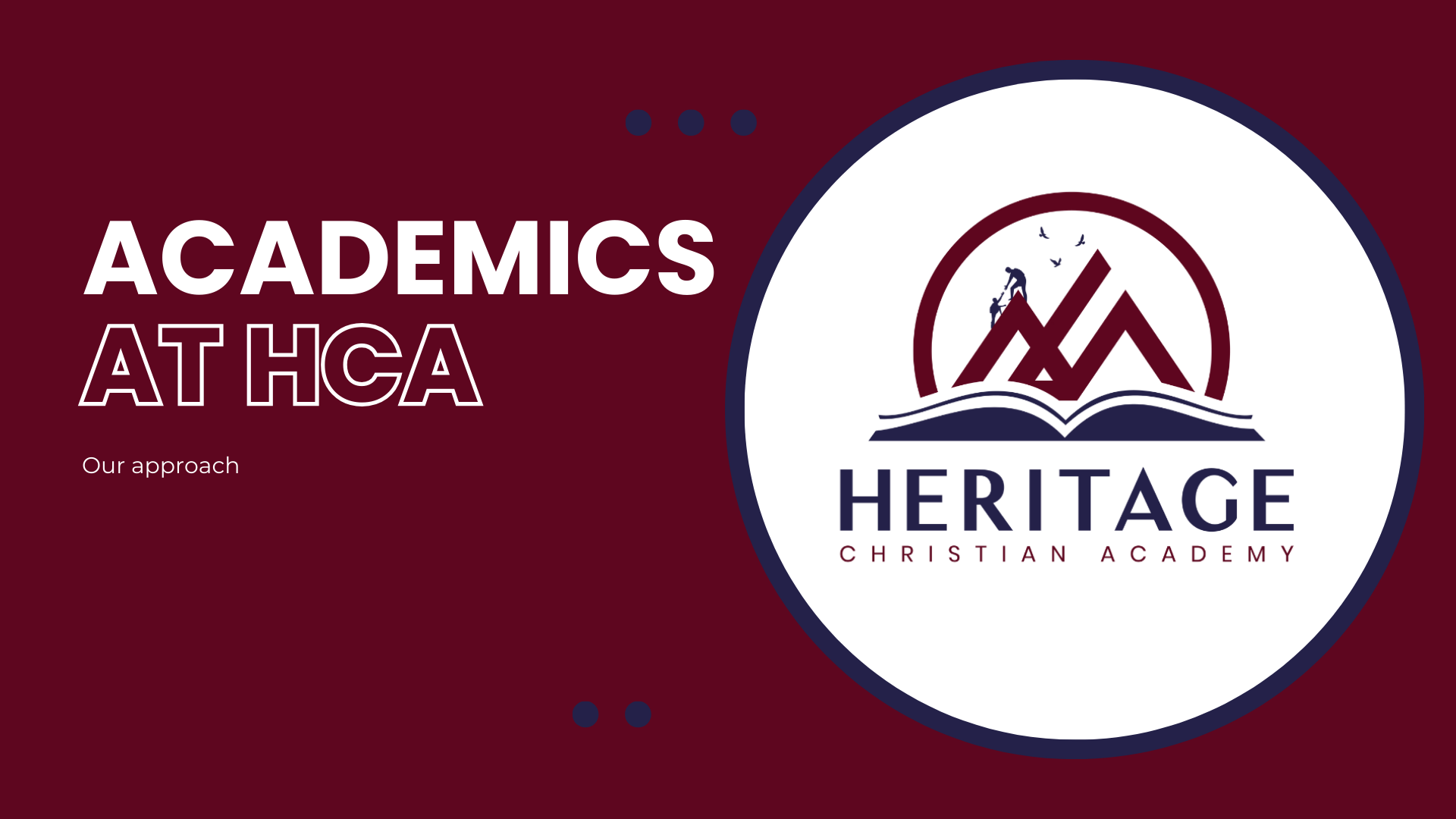 Academics Heritage Christian Academy School In Spotsylvania